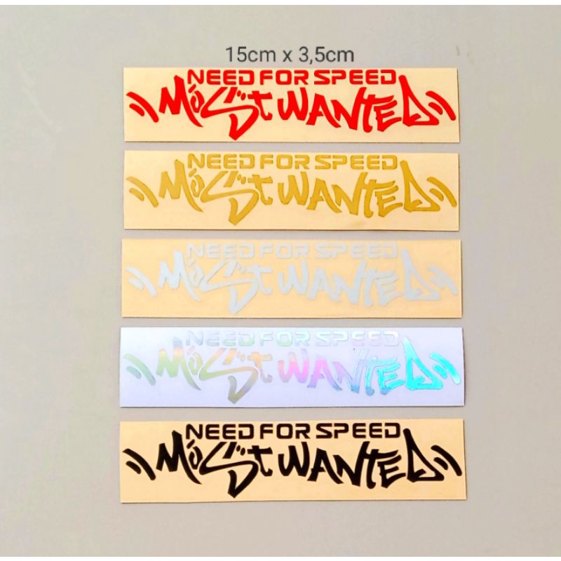Jual sticker cutting need for speed sticker motor | Shopee Indonesia