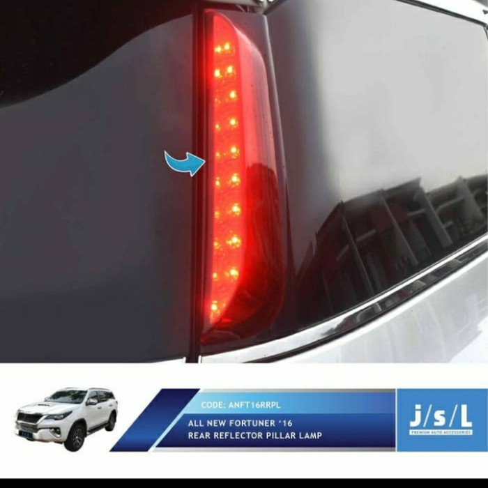 Jual JSL LED Light Bar Reflektor pilar all new Fortuner Reflector ...
