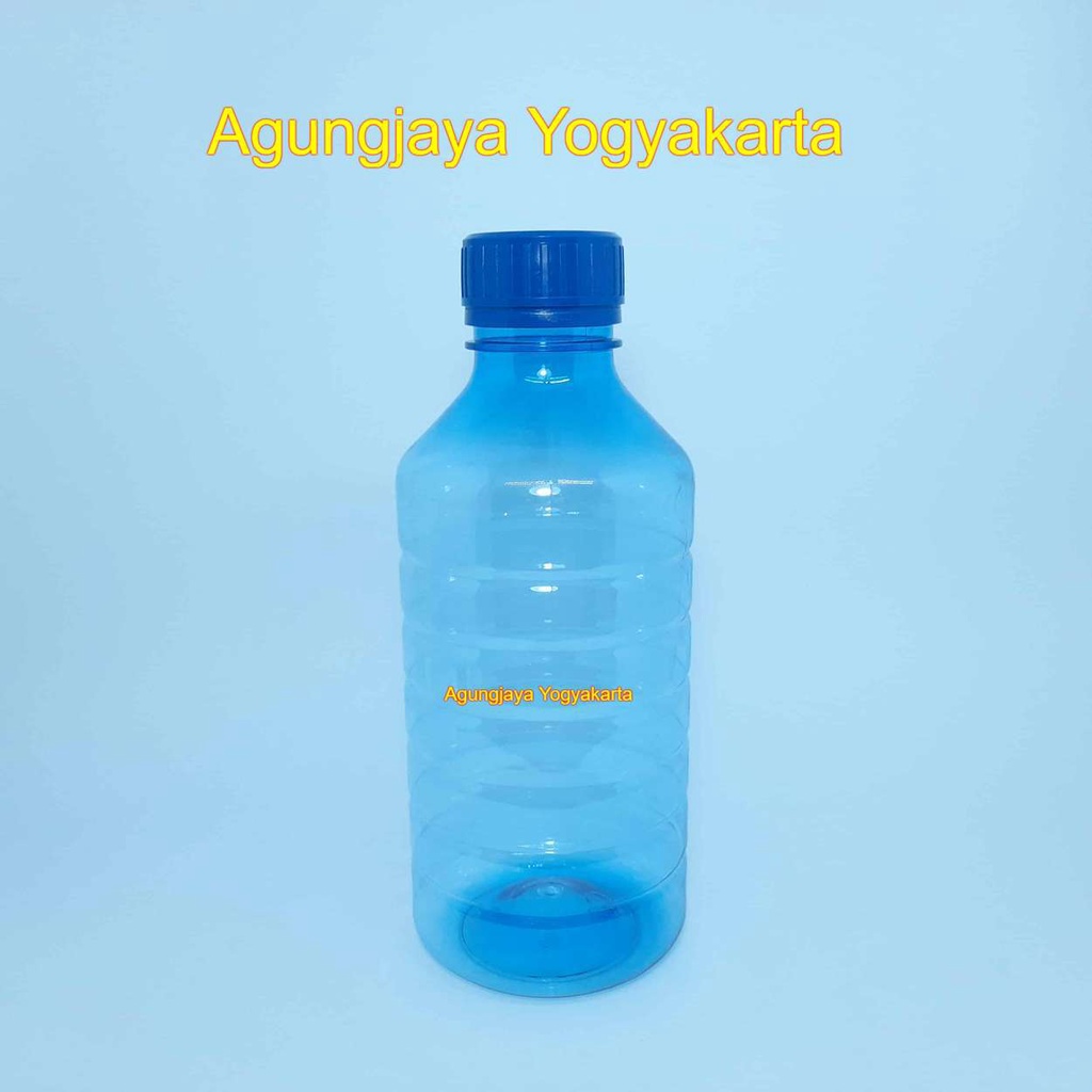 Jual Botol PS 1 Liter Biru Trans Segel Kecil / Botol Plastik / Botol ...