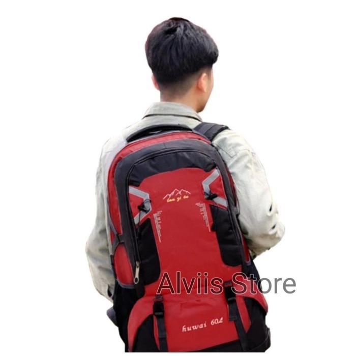 Jual Camping Backpack Waterproof Big Size 60L / Tas Gunung Besar 60L ...