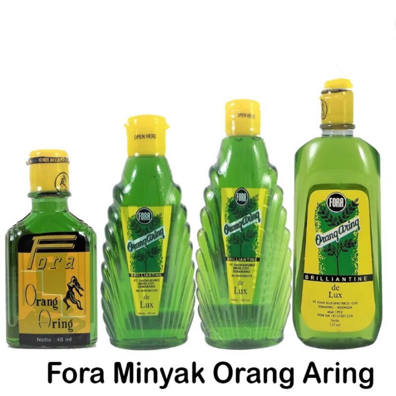Jual Fora Minyak Orang Aring 125ml, 100ml, 65ml, 45ml = MURAH | Shopee ...