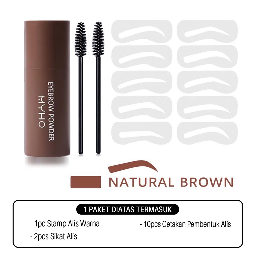 Jual Eyebrow powder official feali zozu stempel alis eyeliner bagus set ...