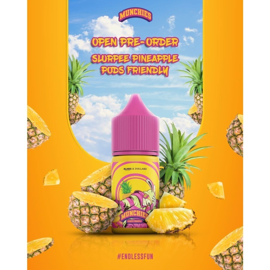 Jual LIQUID MUNCHIES SLURPEE V5 14MG 30ML PODS FRIENDLY ORIGINAL ...