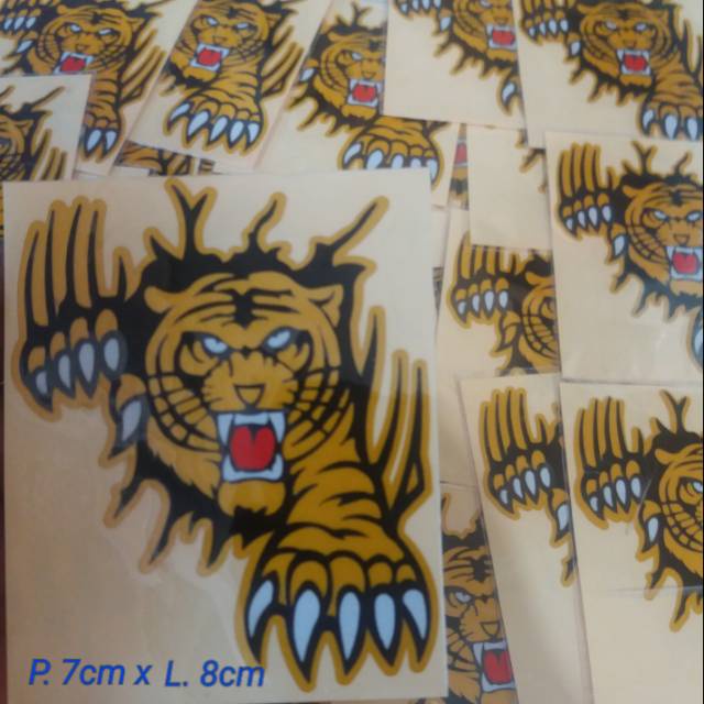 Jual STICKER HARIMAU STICKER MACAN CUTTING | Shopee Indonesia
