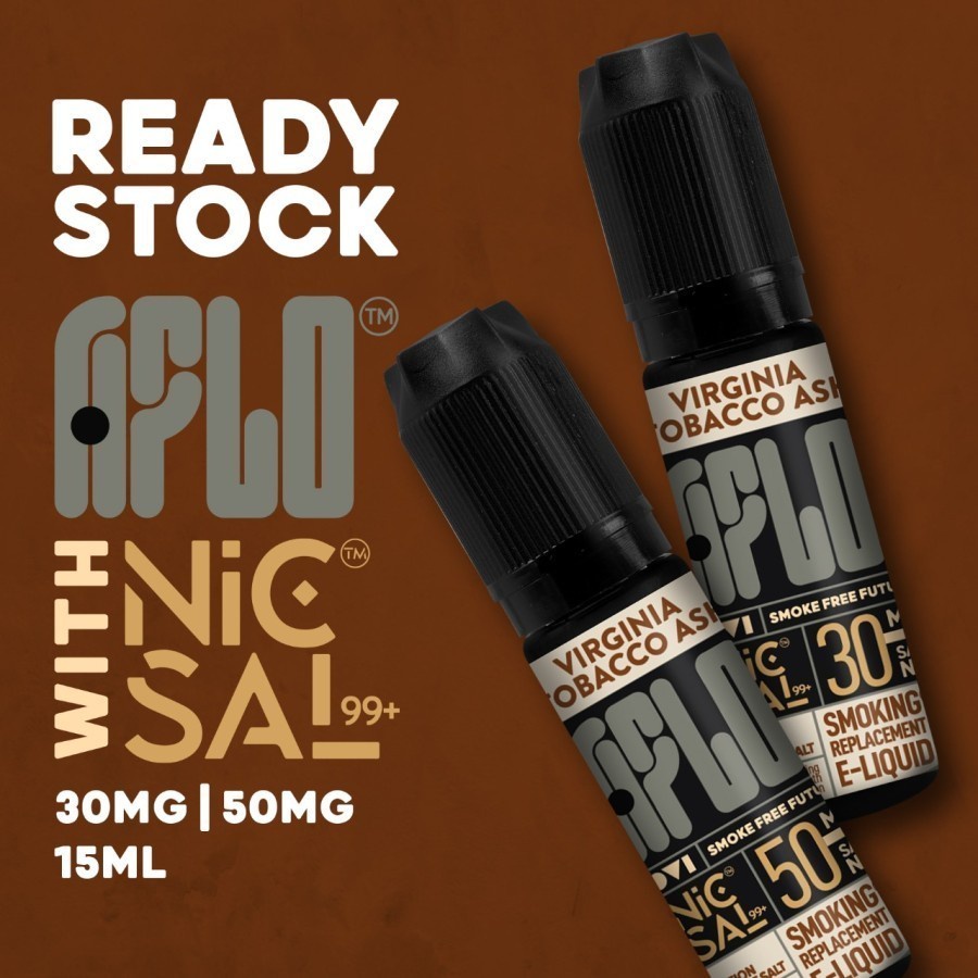 Jual LIQUID AFLO SALTNIC VIRGINIA TOBACCO AFLO LIQUID 15ML 30MG 50MG ...