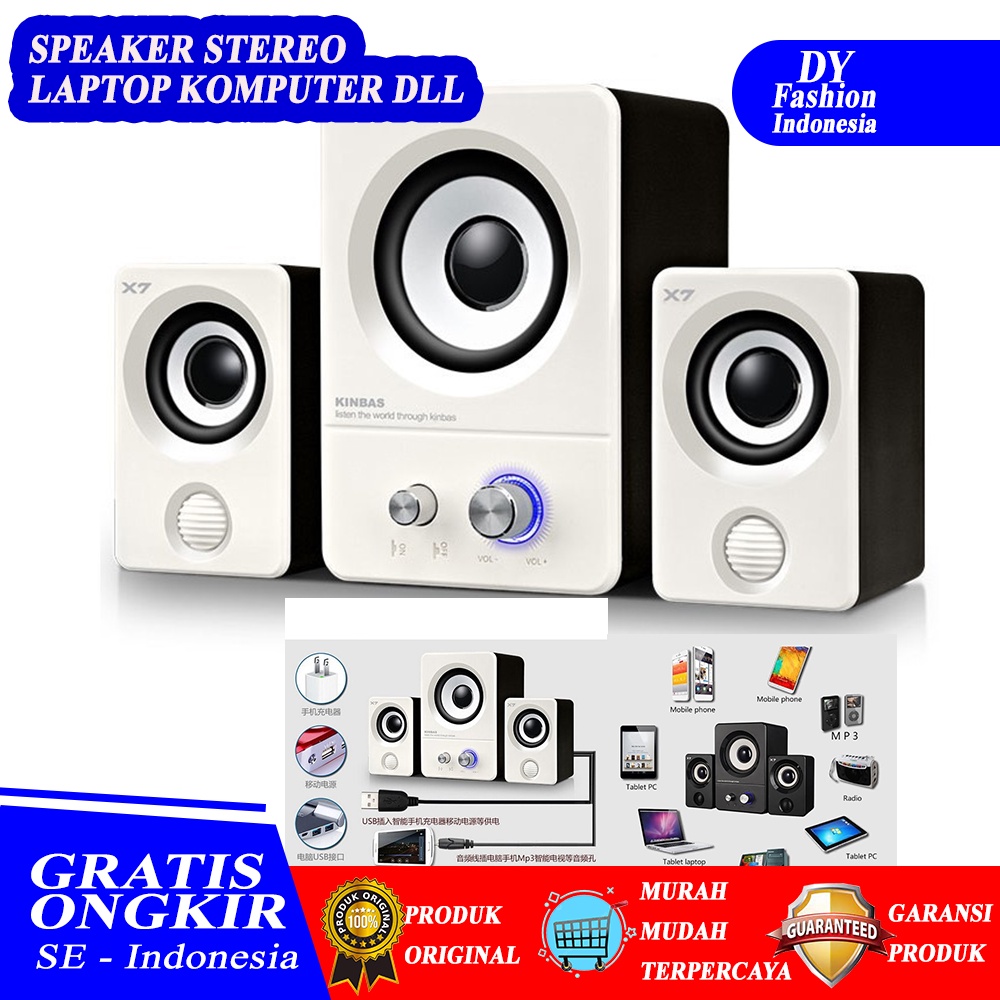 Jual Speaker Komputer Mini SP848 Stereo Multimedia Portable Active ...