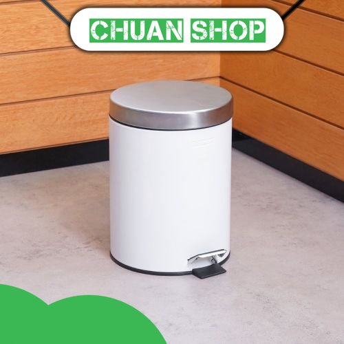 Jual Krisbow 5 Ltr Tempat Sampah Pedal Soft Close - Putih | Shopee Indonesia