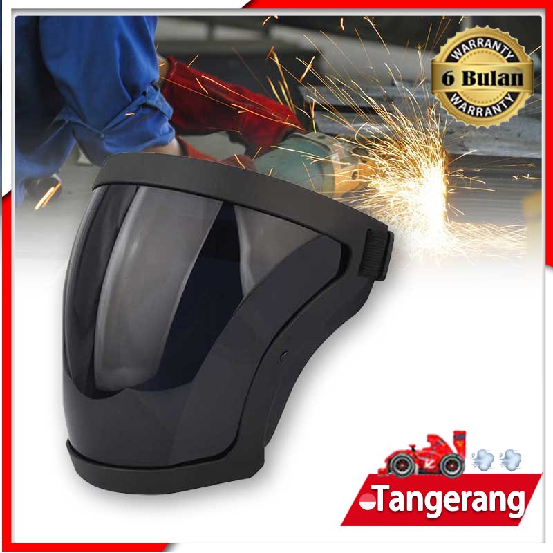 Jual Face Shield Las Full Face Akrilik Anti Fog Pelindung Wajah ...