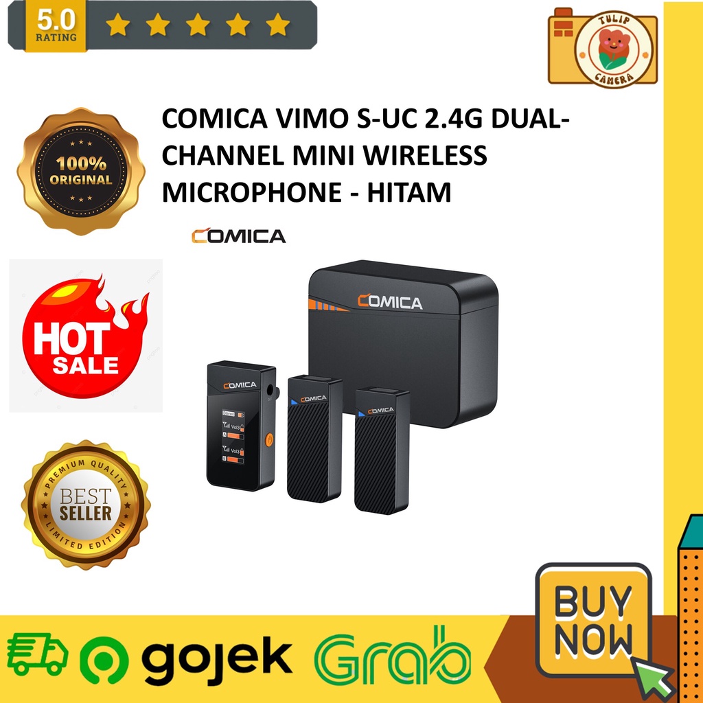 Jual Comica Vimo S-UC 2.4G Dual-channel Mini Wireless Microphone ...