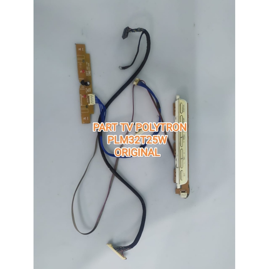 Jual PAKET KOMPONEN TV POLYTRON PLM32T25W LVDS-IR PROGRAM | Shopee ...