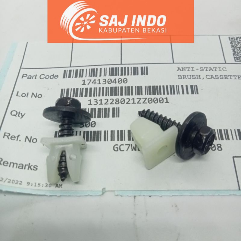 Jual Klip spit kancing bamper baut Spakbor pintu lampu karpet lumpur ...