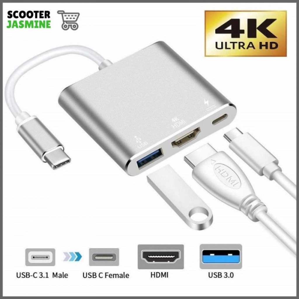 Jual Samsung Dex USB-C Hub HDMI USB C Adapter Monitor Macbook Type C ...