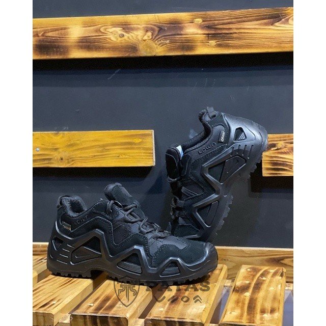 Jual Patas - Sepatu LOWA Hitam Pendek 4inci Taktis Militer Indoor ...