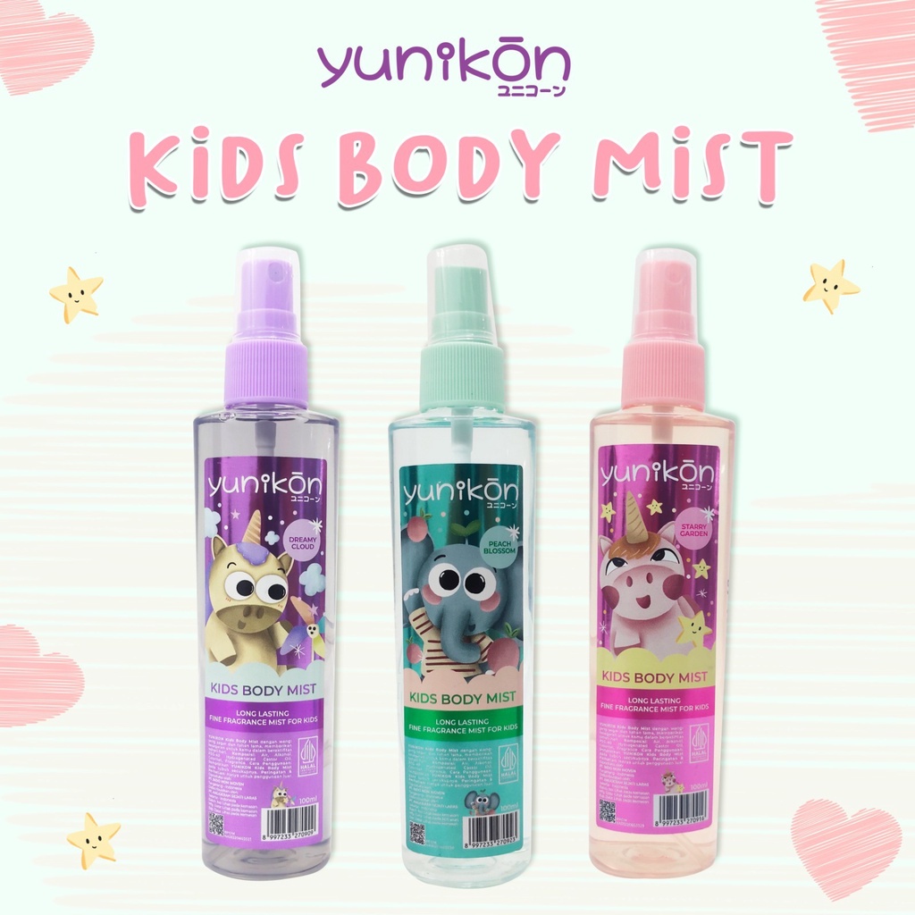 Jual Yunikon Kids Body Mist 100ml | Shopee Indonesia