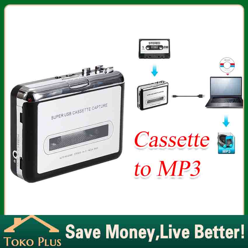 Jual Walkman Converter Konverter Kaset Tape ke MP3 USB Cassette Capture ...