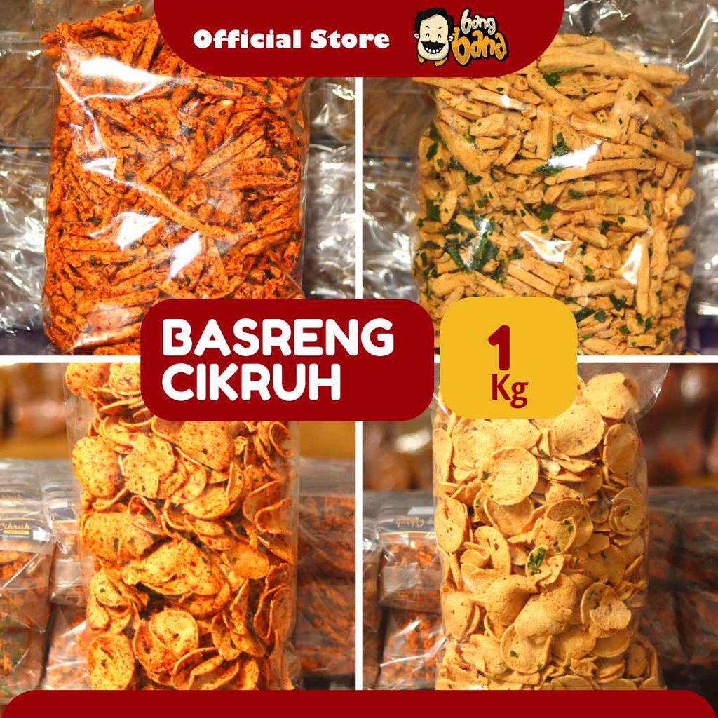 Jual Basreng Stik Cikruh Pedas Daun Jeruk Kiloan | Shopee Indonesia