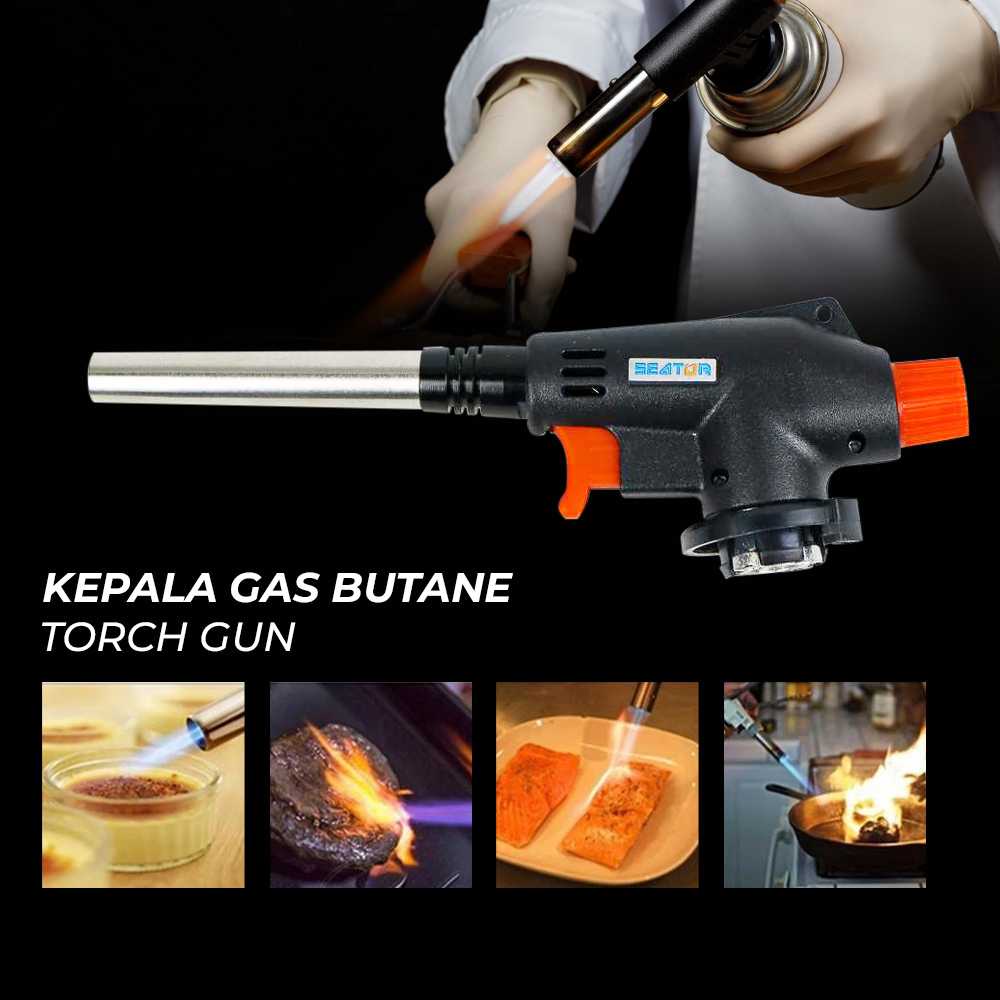 Jual PRG OOTDTY Kepala Gas Butane Cyclone Flame Torch Jet Fire Gun - AG ...