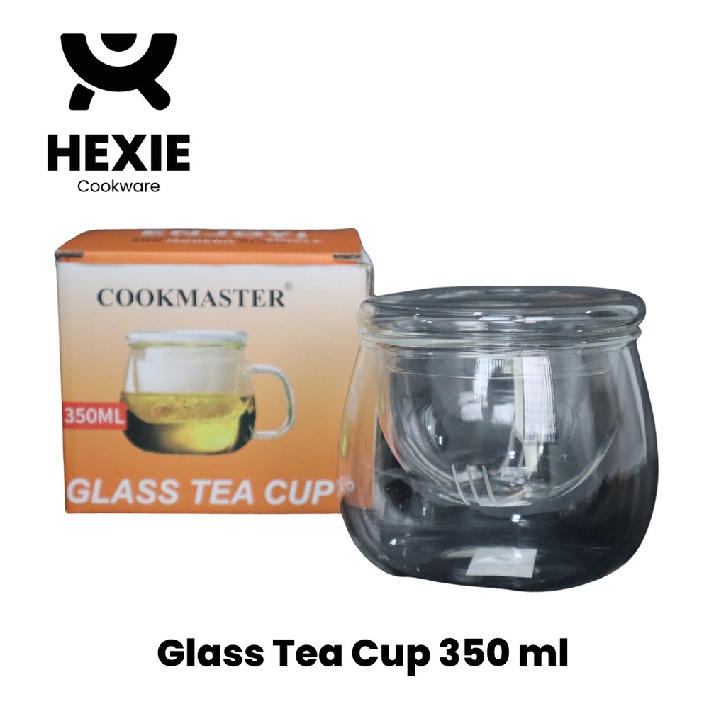 Jual Glass Tea Cup with Infuser 350 ml - CM1538S | Shopee Indonesia