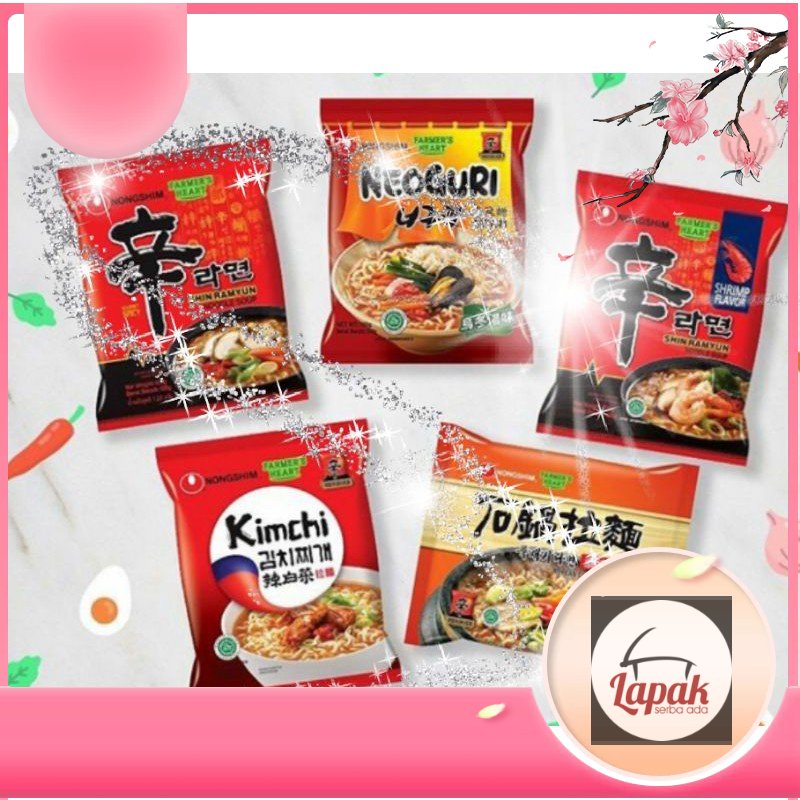 Jual nongshim / nong shim / mie shin ramyun / kimchi / neoguri udon ...
