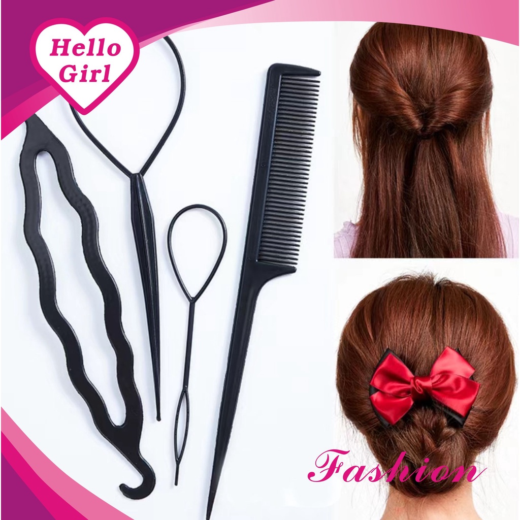 Jual Alat styling / Set Sisir dan Style Rambut / 4 in 1 Alat Penata ...