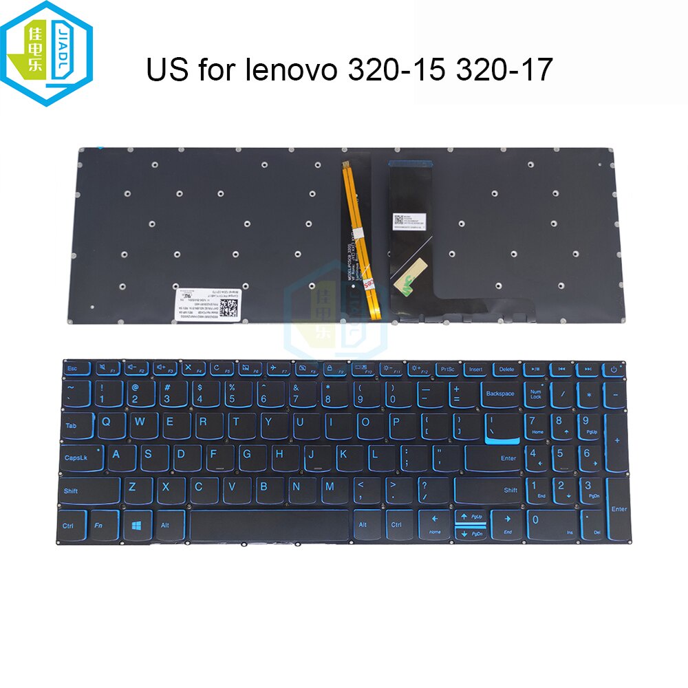 Jual PREORDER PC4SB US English backlit pc laptop keyboard for lenovo IdeaPad 320 15 17 15IKB ...