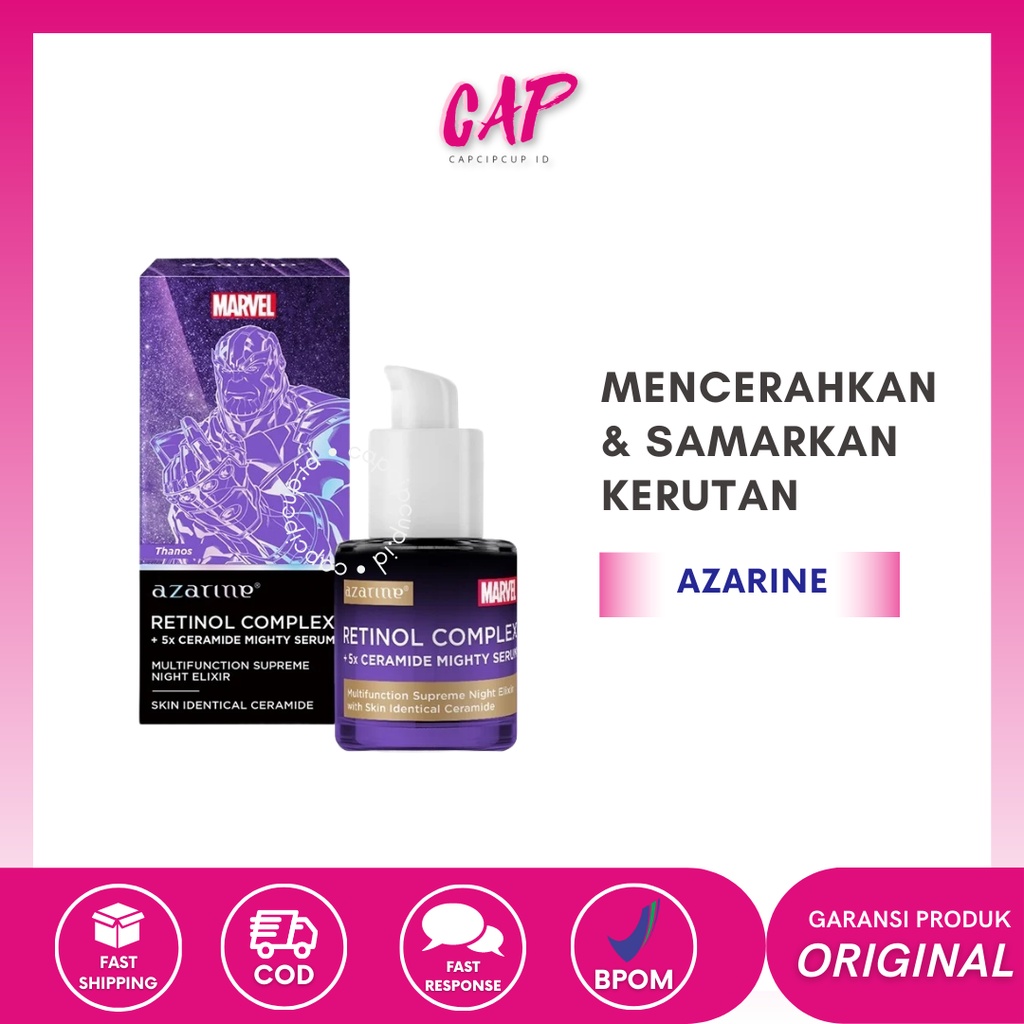 Jual CAP - AZARINE Retinol Complex + 5x Ceramide Mighty Serum 20ml ...