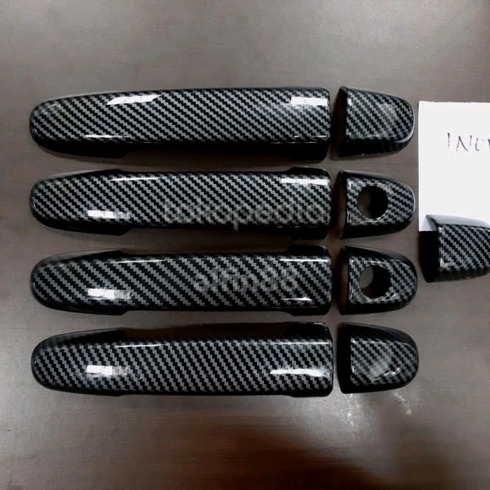 Jual Cover handle mobil tyt INNOVA 2004-2015 carbon | Shopee Indonesia