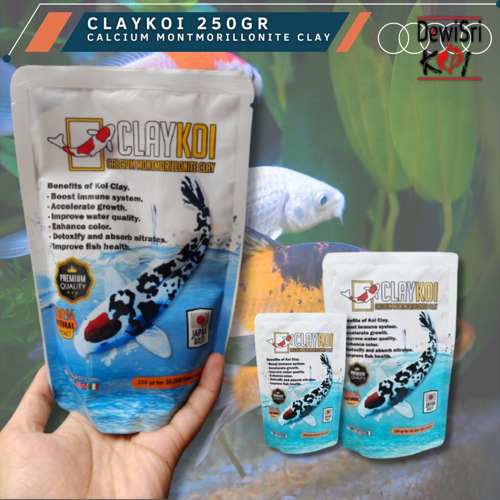 Jual Clay Koi Penjernih Kolam Ikan Calcium Montmorillonte Clay | Shopee ...