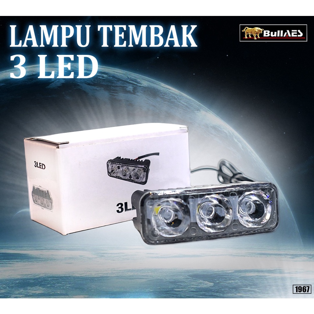 Jual Lampu Led MODEL LAMPU 3 mata Drl DAY RUNNING LIGHT | Shopee Indonesia
