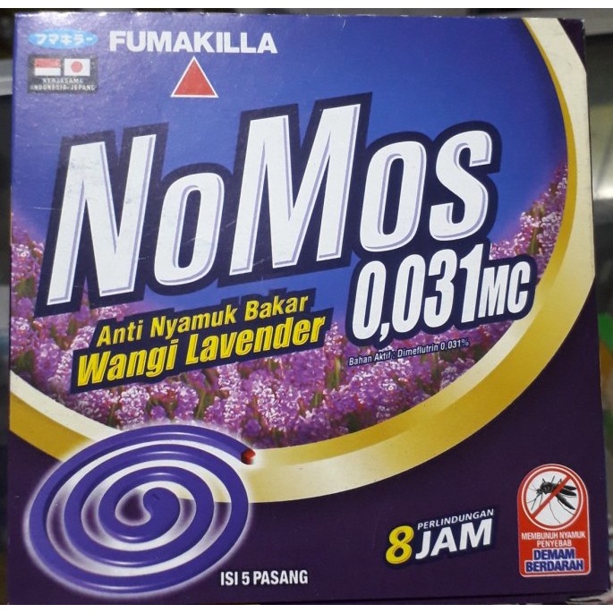 Jual Fumakilla Nomos Obat Nyamuk Bakar Lavender Jumbo 10 Jam WANGI ...