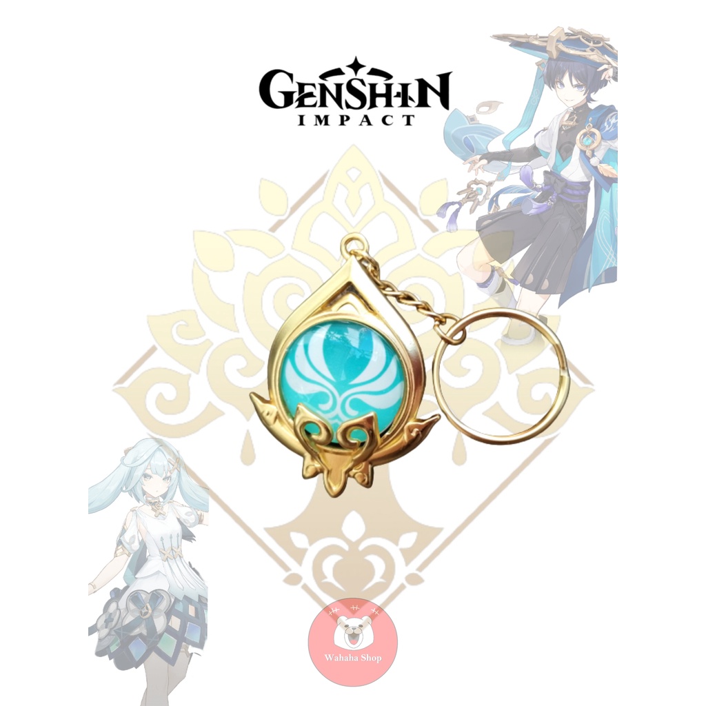 Jual Gantungan Kunci Genshin Impact Vision Sumeru Keychain Glow in The ...