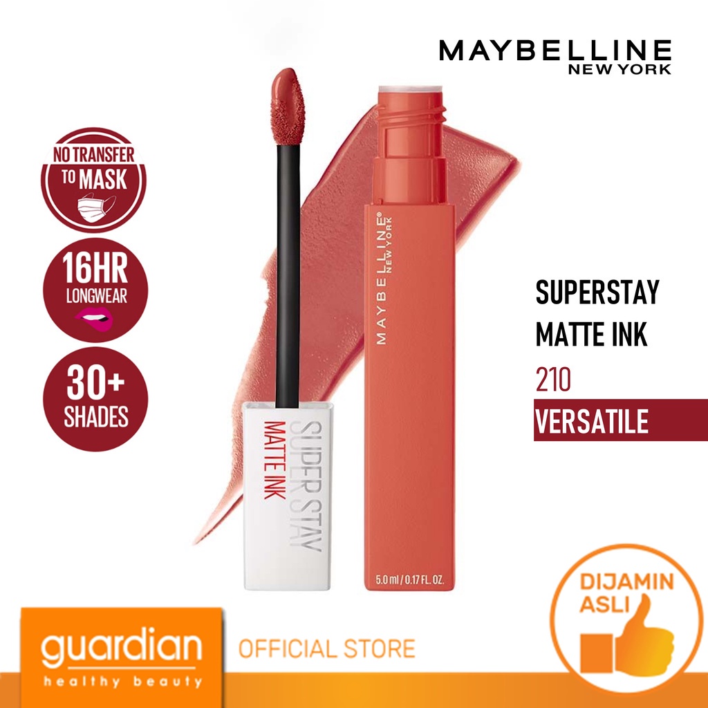 Jual Maybelline Superstay Matte Ink Liquid Lipstick Waterproof Transferproof | Shopee Indonesia