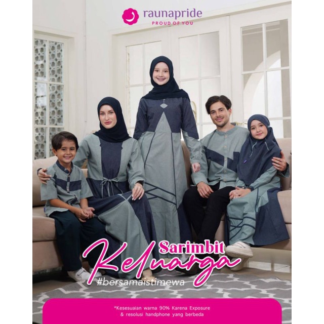 Jual Sarimbit RAUNA 08 warna Navy / RGAF 08 / RKF 08 / RKAF 08 / RKF 08 ...