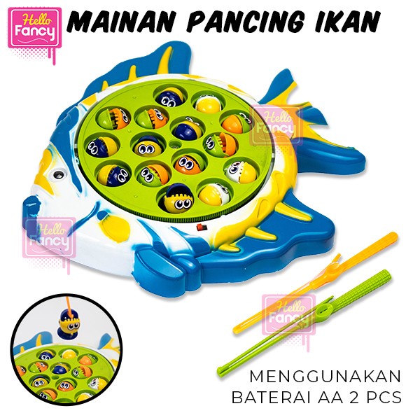Jual Mainan Anak Mancing Pancingan Ikan Fishing isi 15 pcs Ikan ...