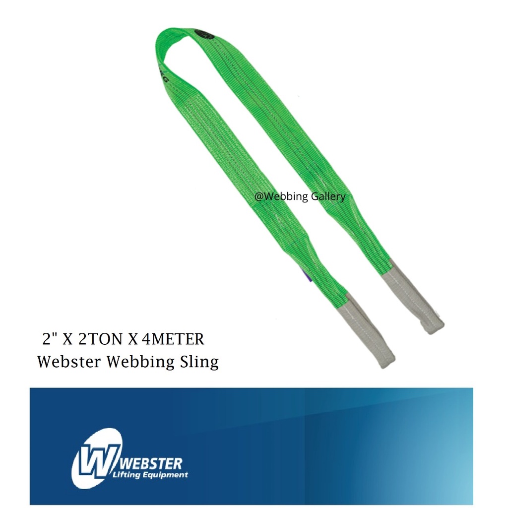 Jual Webster Webbing Sling 2" x 2ton x 4meter | Shopee Indonesia