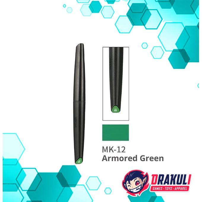 Jual DSPIAE Soft Tipped Markers MK-12 Armored Green | Shopee Indonesia