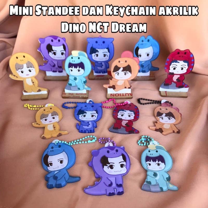 Jual MINI AKRILIK STANDEE/KEYCHAIN DINO VER NCT DREAM | Shopee Indonesia