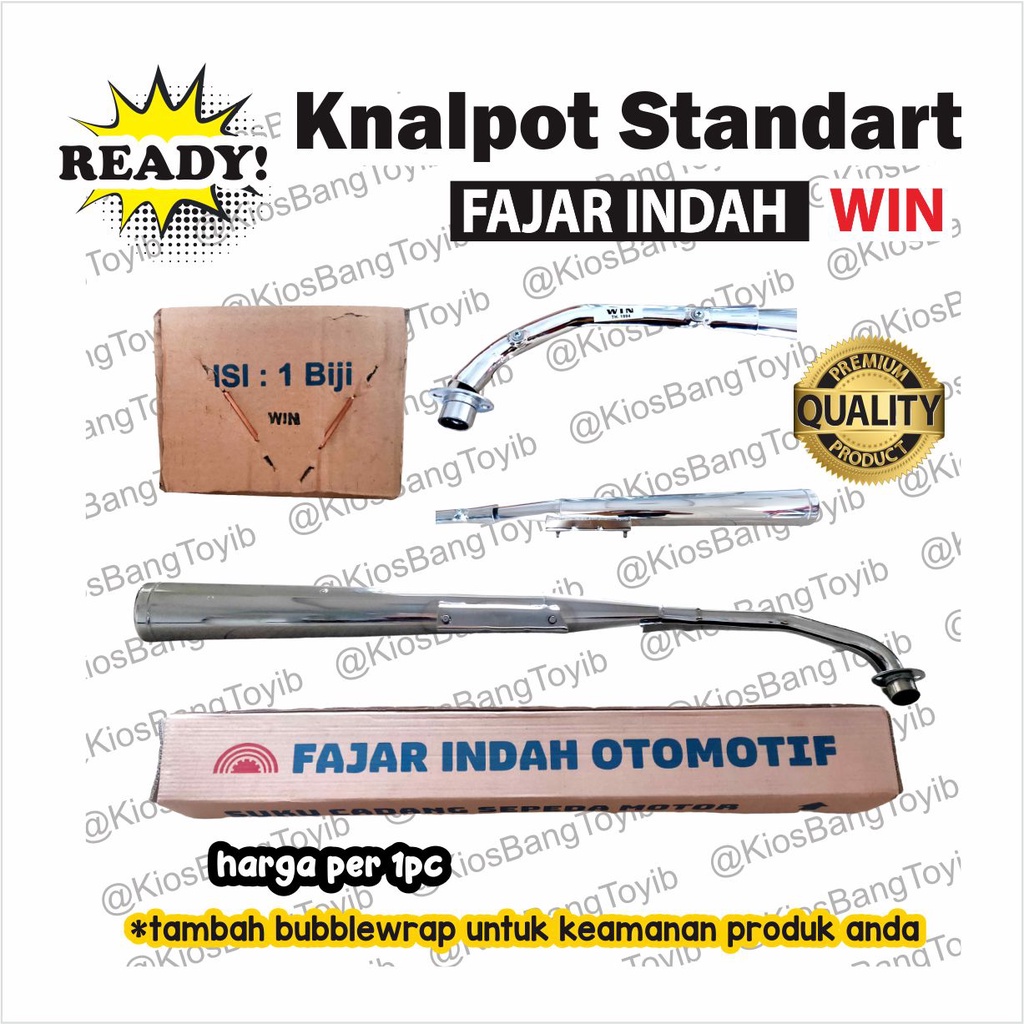 Jual Knalpot Standar Standart Honda WIN (Fajar Indah) | Shopee Indonesia