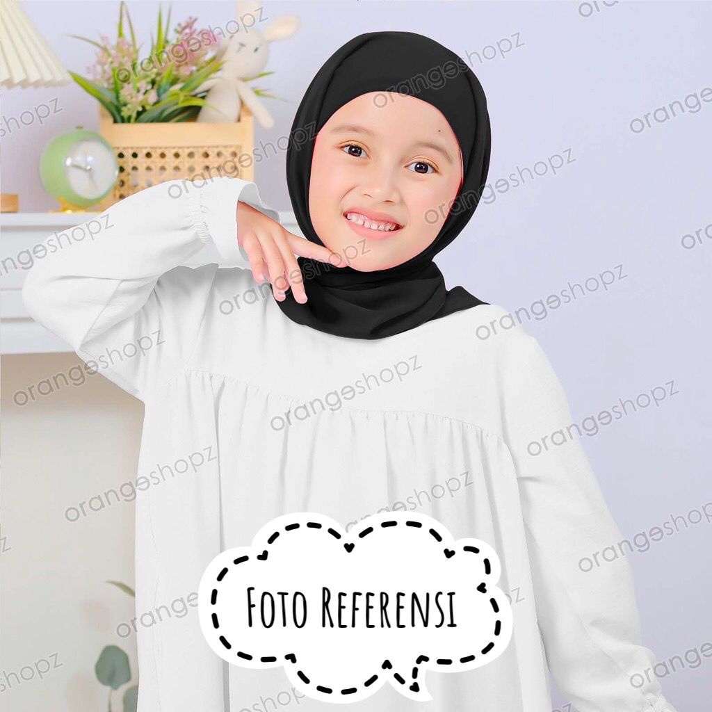 Jual Jilbab Segiempat Segitiga Inner Anak Square Inner Kids Instan ...