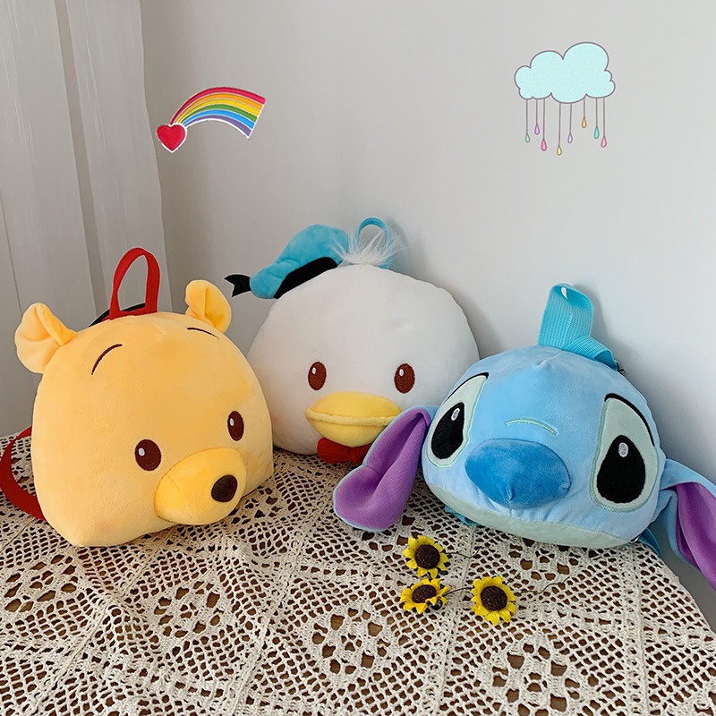 Jual TAS STITCH RANSEL KARAKTER ANAK DISNEY DONALD DUCK WINNIE THE POOH ...