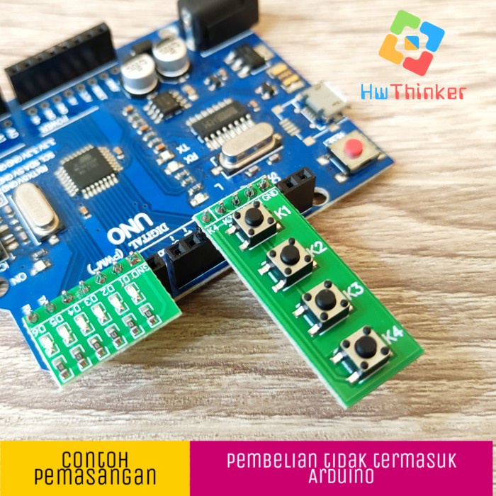 Jual Barled Led Button Input Output Io Tester For Arduino Raspberry Pico Arm Esp32 Esp8266 8803