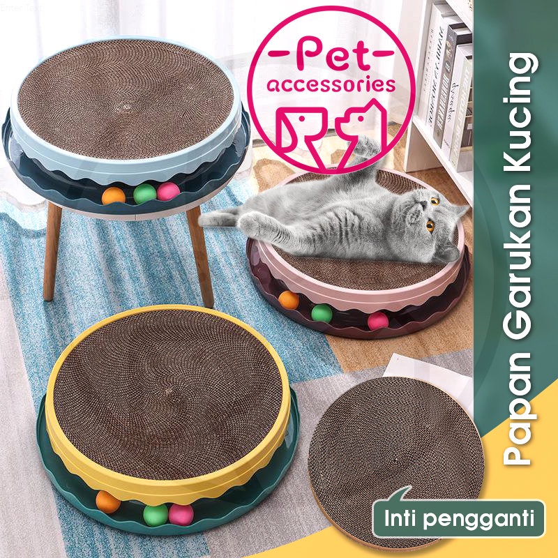 Jual Cat Scratcher Box Cakar Kucing Papan Garukan Kucing Mainan Cakar ...