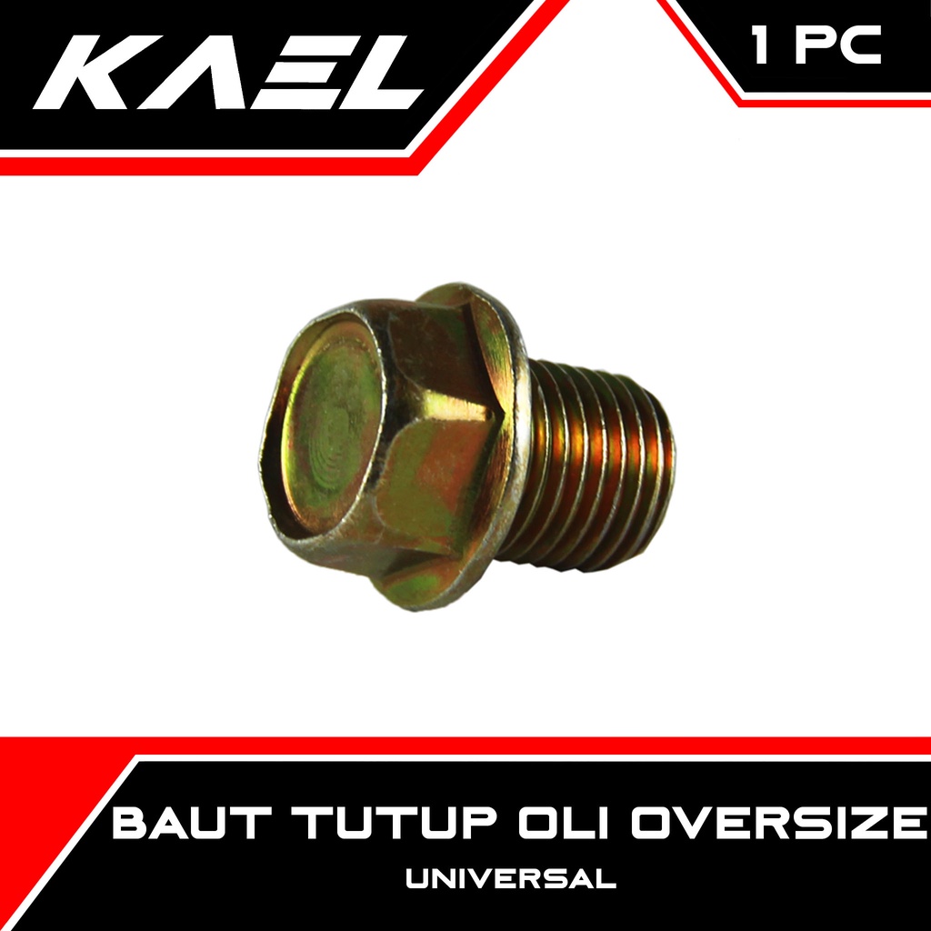 Jual Baut Tutup Oli Oversize Universal Honda & Yamaha & Suzuki M14x14 K ...