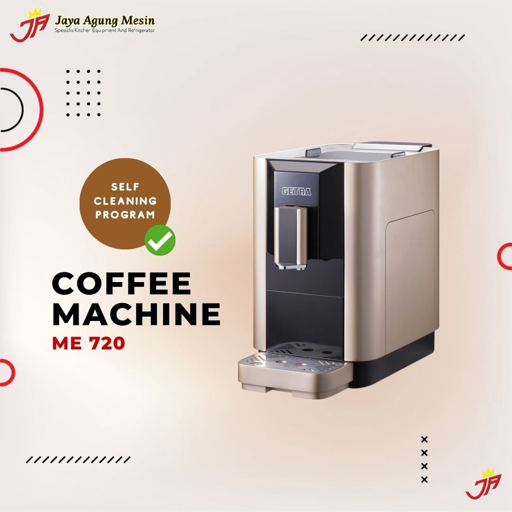 Jual New Automatic Coffee Machine Mesin Kopi Otomatis GETRA ME-720 ...