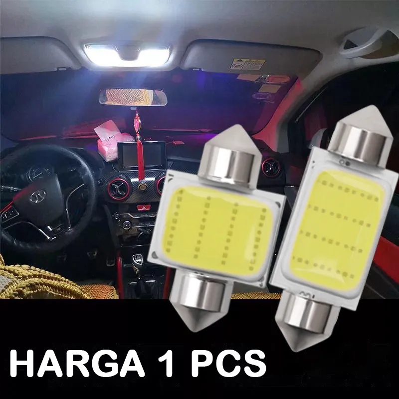 Jual Lampu LED Smd Putih Kabin Plafon atas atap interior mobil | Shopee ...