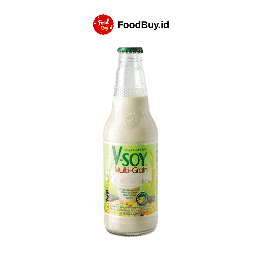 Jual V-Soy Multi Grain Glass Bottle 300 ml | Shopee Indonesia