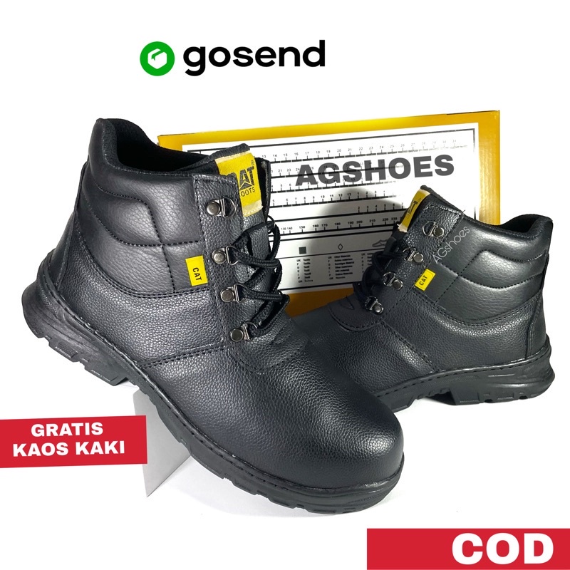Jual Safety safety Safety Boot Pria Ujung Besi Kerja Lapangan Proyek ...
