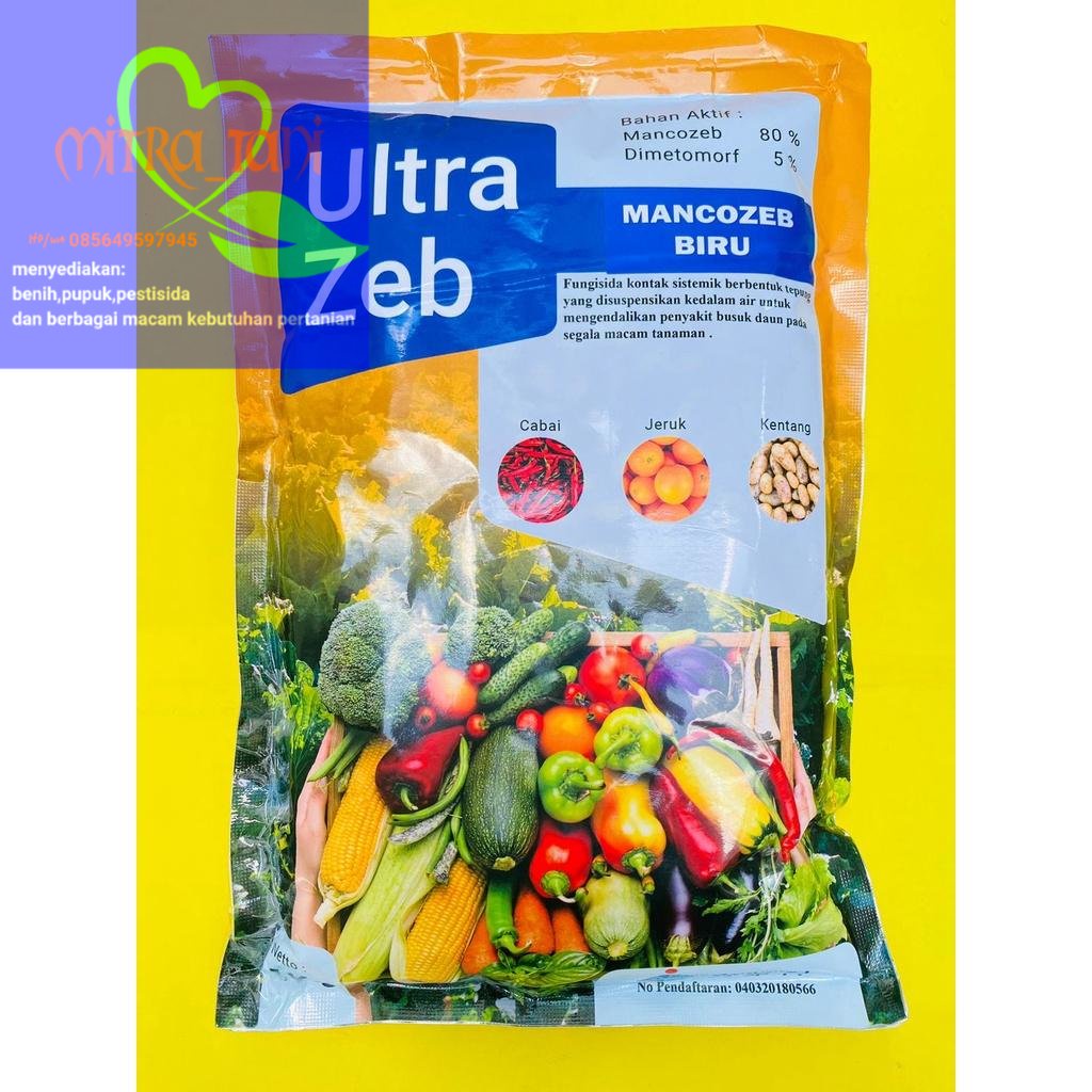 Jual Fungisida kontak sistemik mankozeb ULTRAZEB kemasan 1kg | Shopee ...