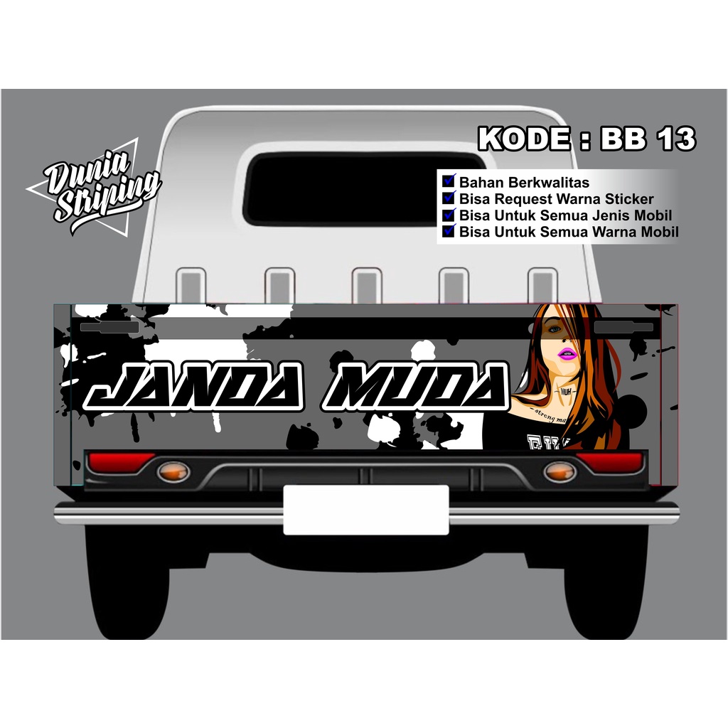 Jual DECAL/STIKER PINTU BAK PICK UP GRAND MAX | Shopee Indonesia