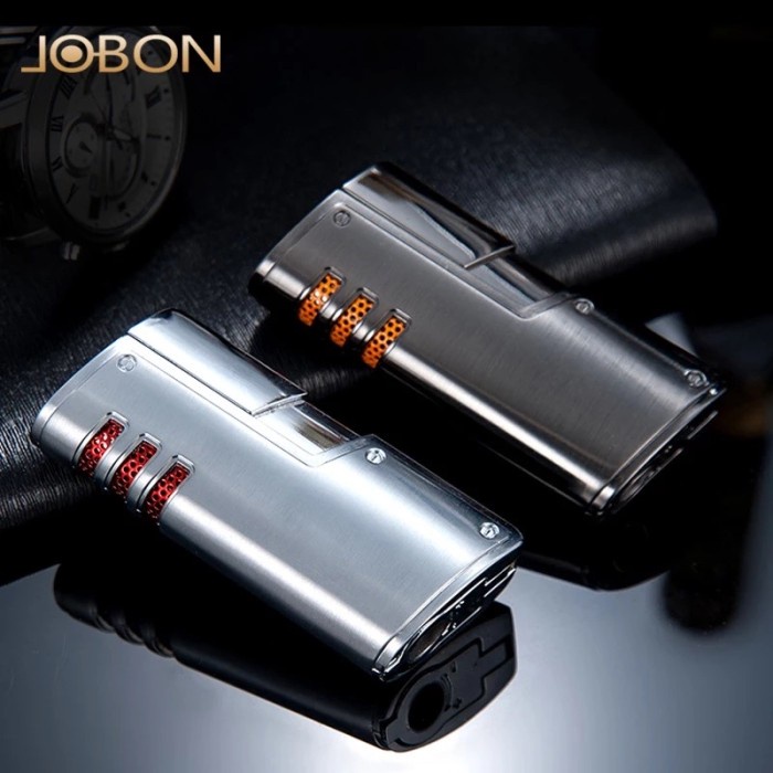 Jual Korek Api JOBON Lighter Triple Jet With Punch [ ZB-561 ] | Shopee ...